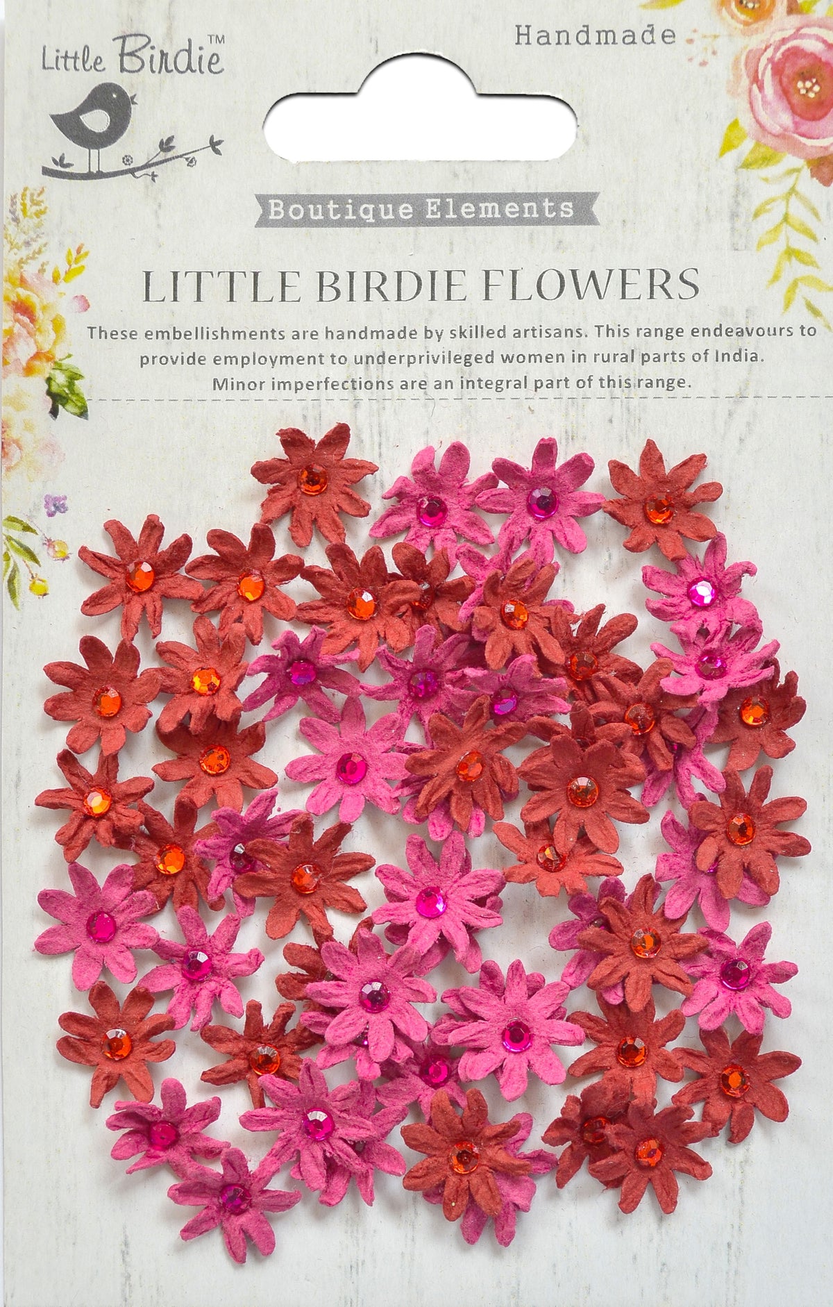 Little Birdie Micro Jeweled Florettes 60/Pkg-Candy Mix - Little Birdie ...